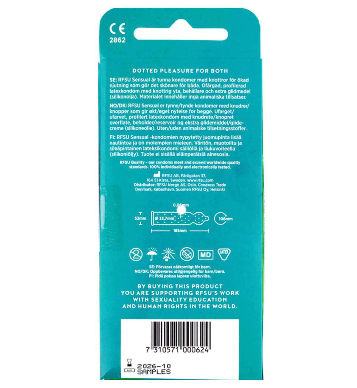 RFSU Sensual condom 30 pack